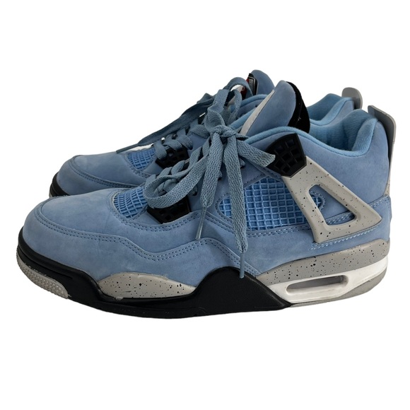 Jordan | Shoes | Jordan Sneakers Mens 7 Blue Retro 4 Unc Mid University ...
